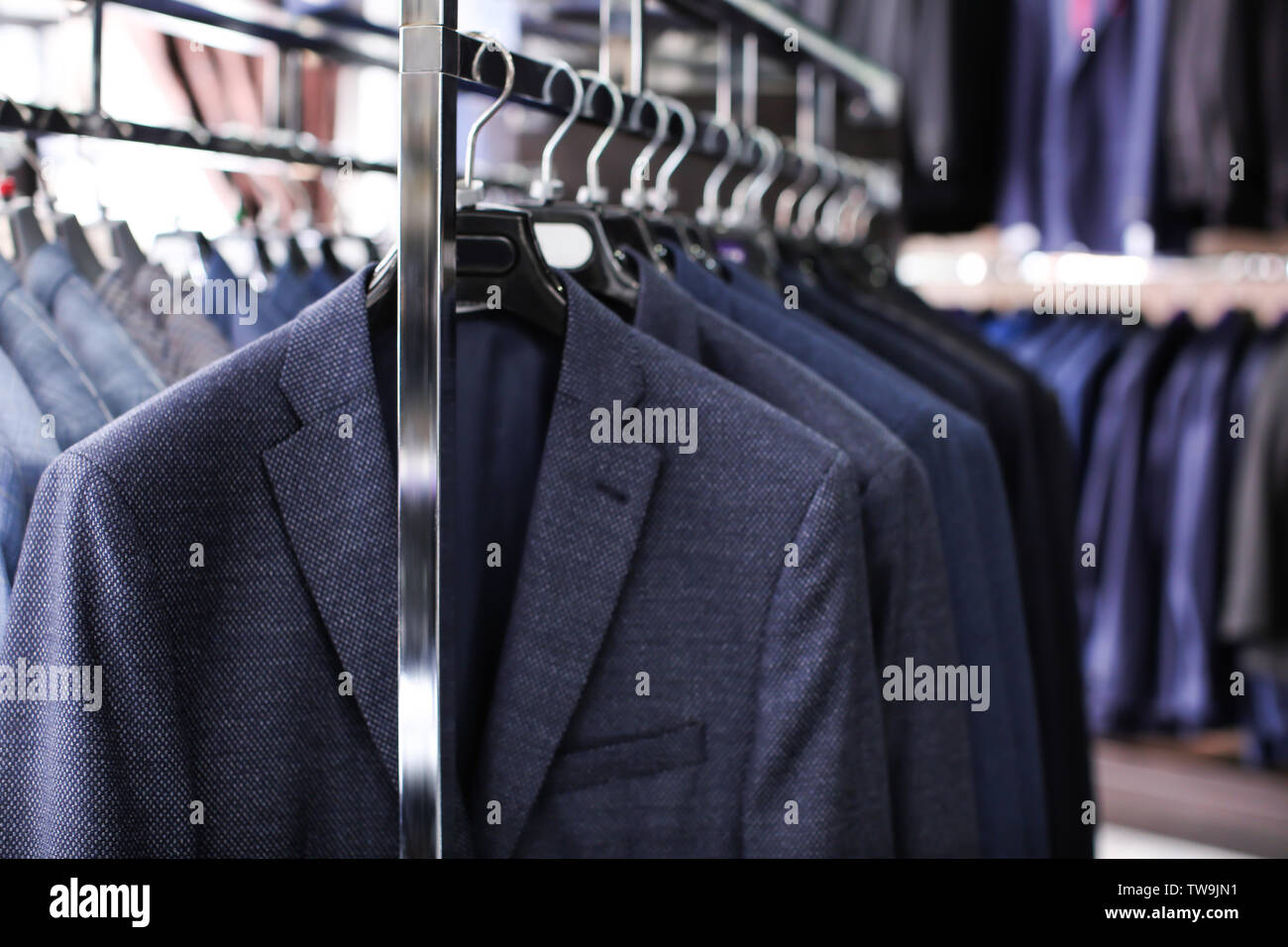 Man wardrobe jackets hi-res stock photography and images - Alamy