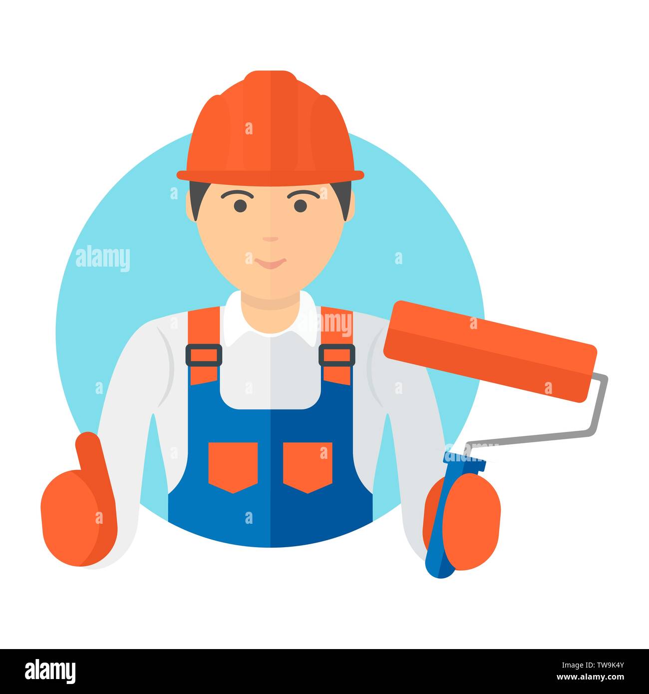 Diy man portrait Stock Vector Images - Alamy