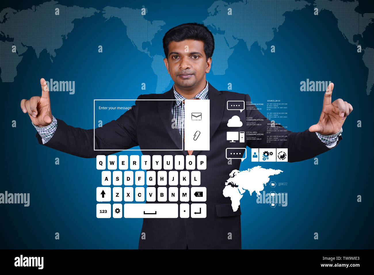 Keys interface connection hi-res stock photography and images - Alamy