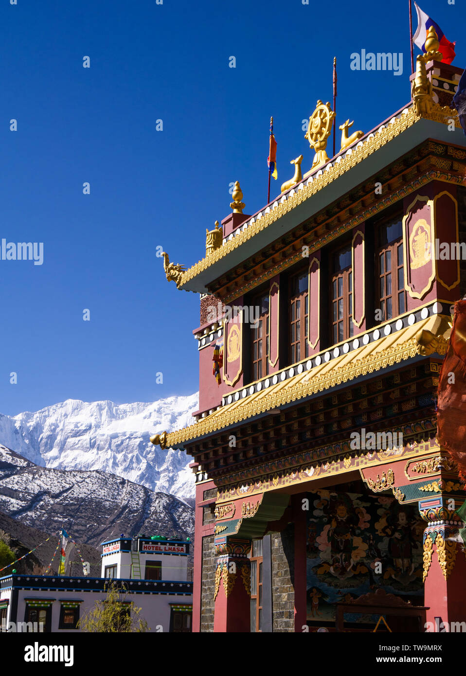 Nepal mustang traditional house hi-res stock photography and images - Alamy