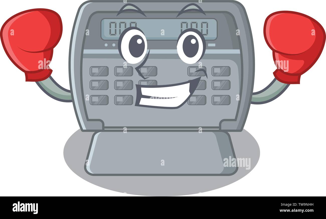 Boxing security alarm isolated in the cartoon Stock Vector Image & Art ...