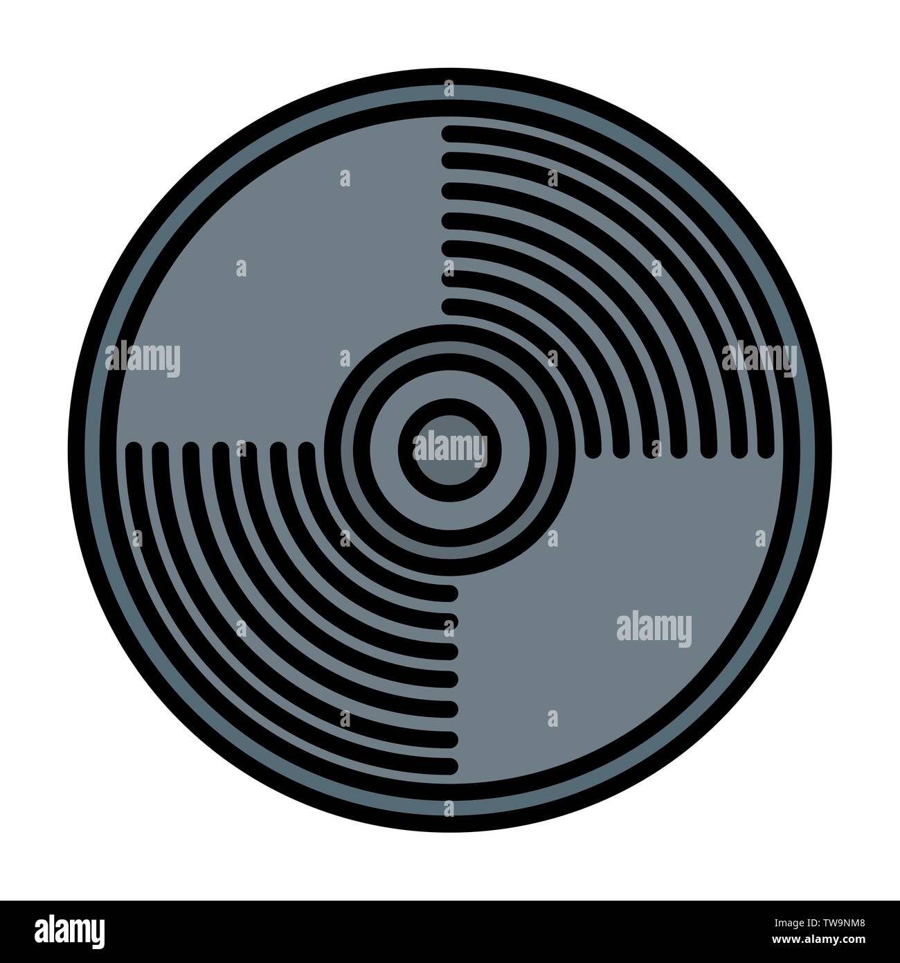compact disk audio device icon Stock Vector Image & Art - Alamy