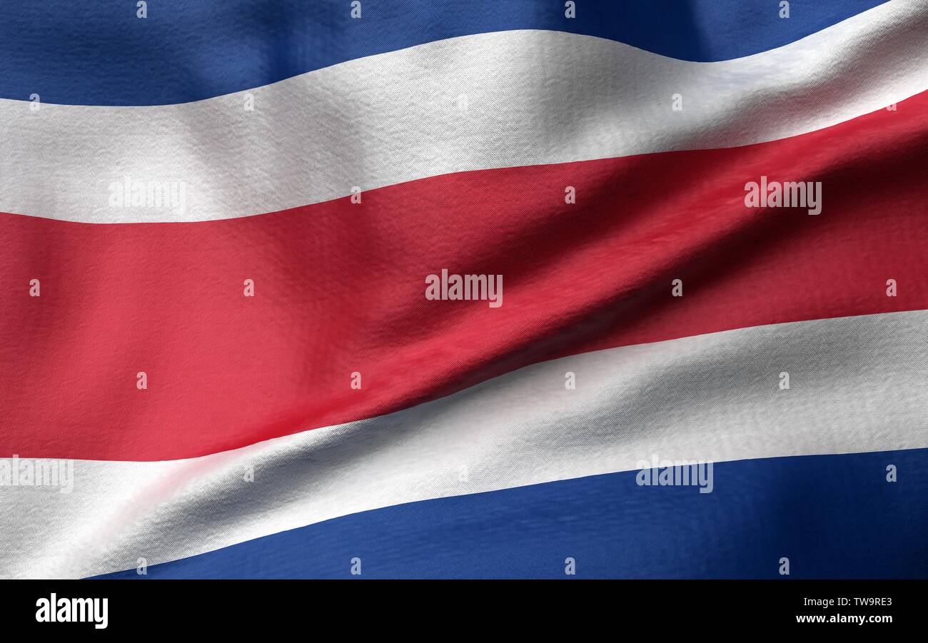 Costa Rican Flag Wallpaper