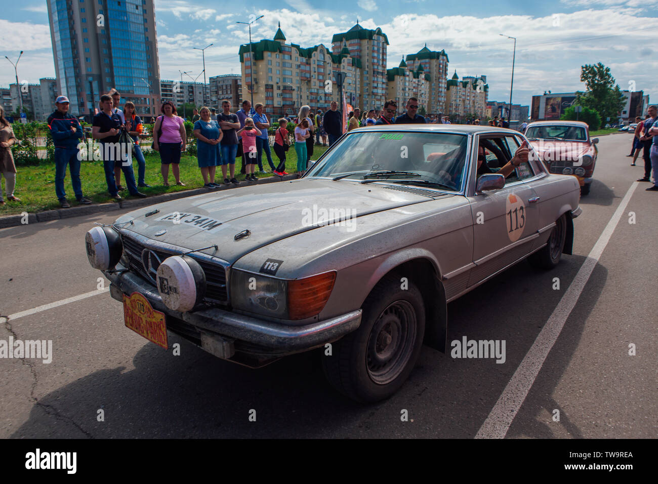 Mercedes slc rally hi-res stock photography and images - Alamy