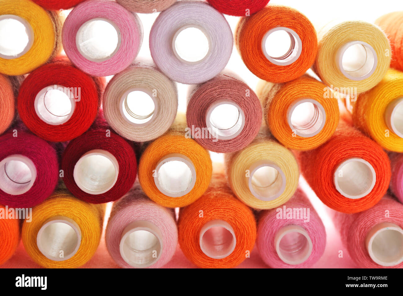 Set of sewing threads, closeup Stock Photo - Alamy