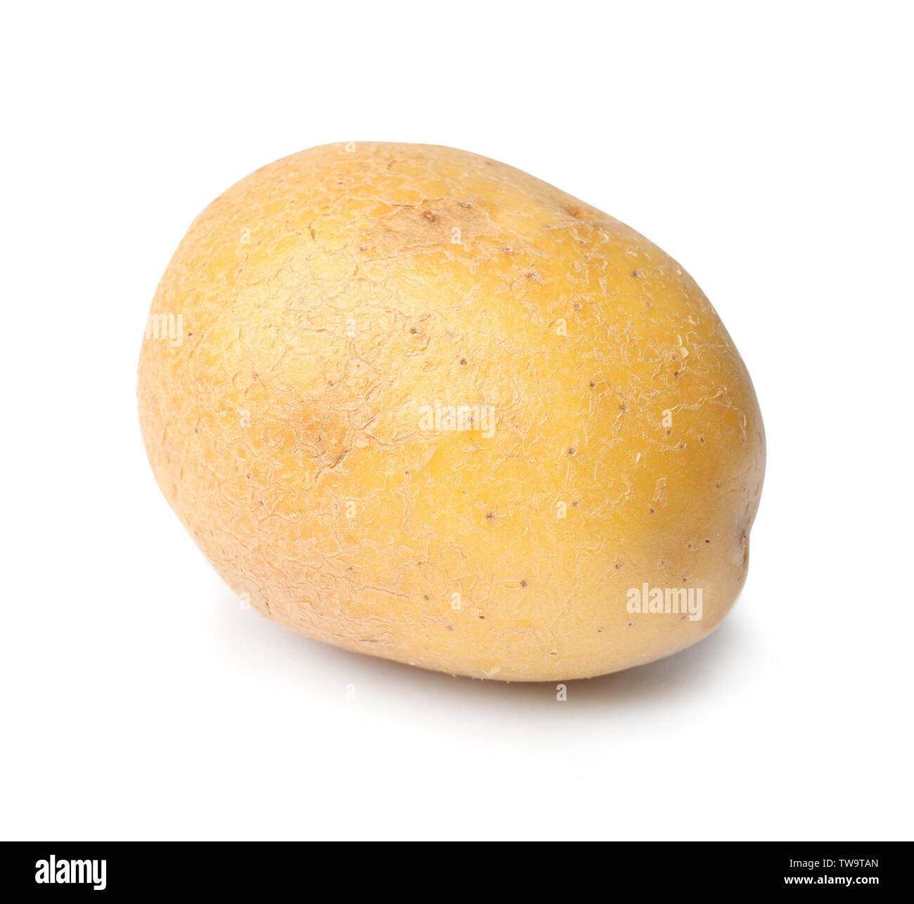 Fresh raw potato on white background Stock Photo - Alamy