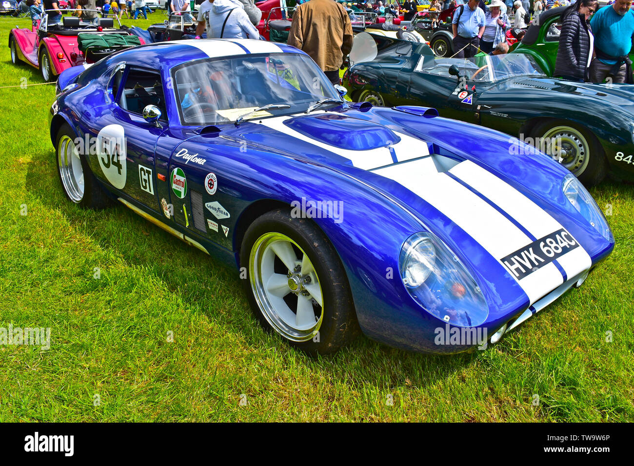 Exeter Classic Car Show. A pristine example of a 1965 Shelby Cobra ...