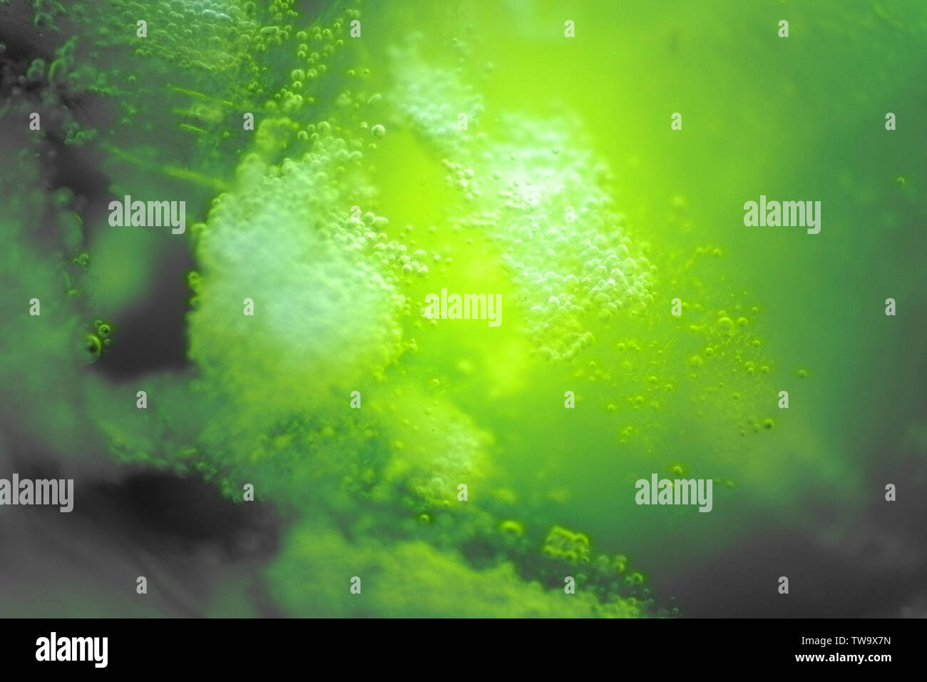 Bio ultra macro background. Look at organic objects under magnifier ...