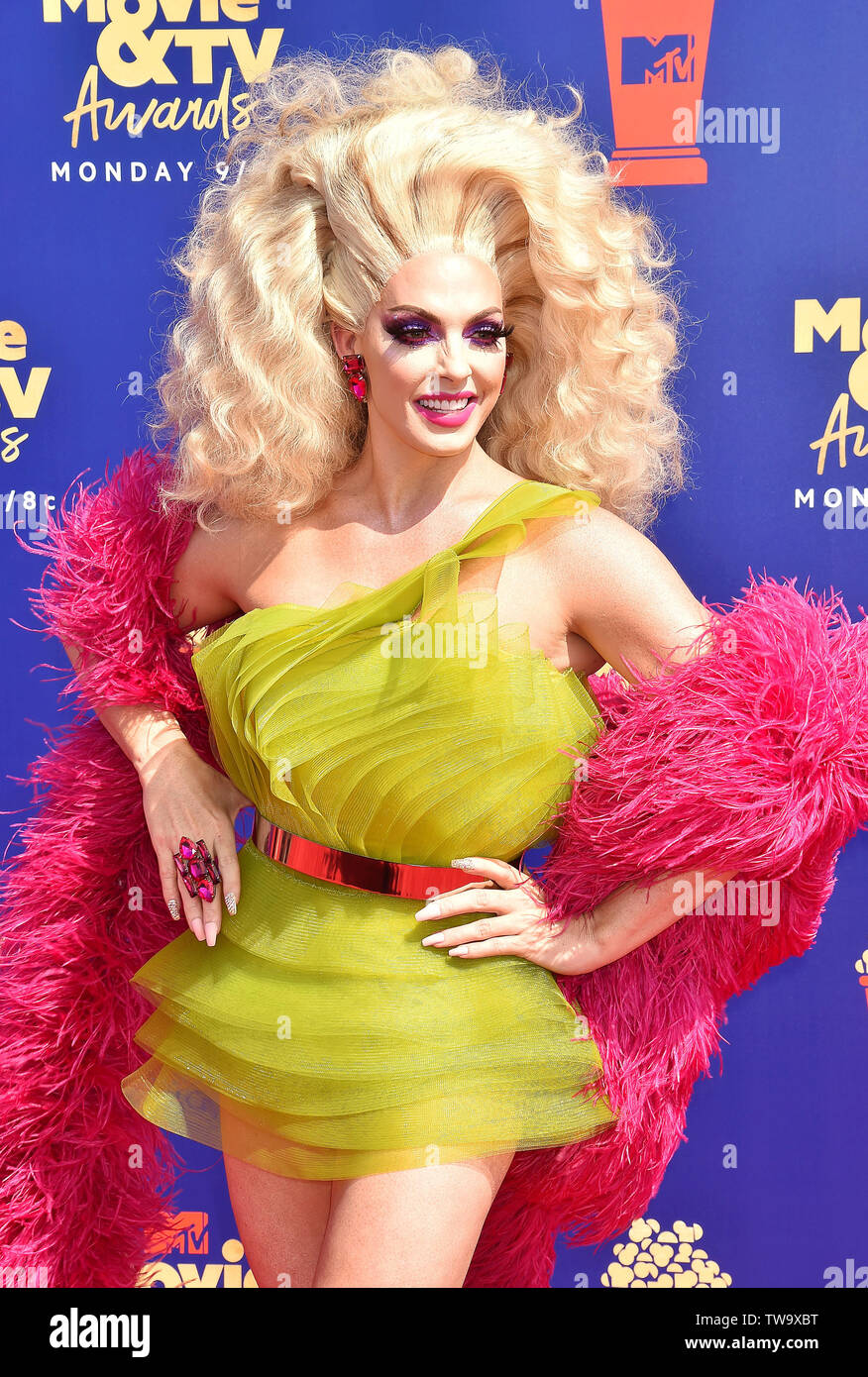 SANTA MONICA, CA - JUNE 15: Alyssa Edwards attends the 2019 MTV Movie ...