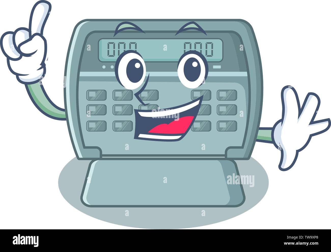 Finger on remote Stock Vector Images - Alamy