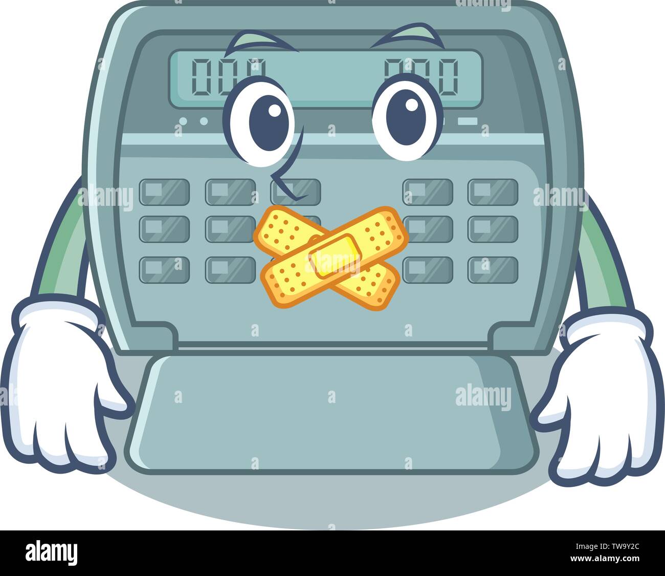 Silent toy security alarm on the cartoon Stock Vector Image & Art - Alamy