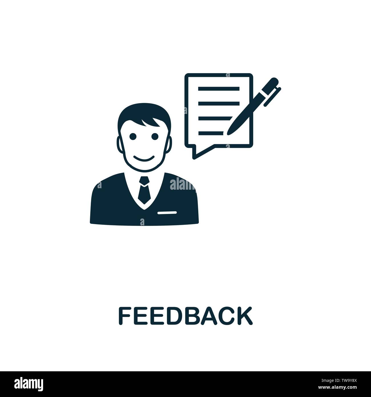 Feedback vector icon symbol. Creative sign from icons collection ... Feedback vector icon symbol. Creative sign from icons collection ...