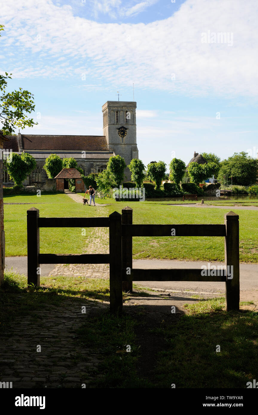 The Church of St Mary the Virgin, Haddenham, Buckinghamshire dating ...