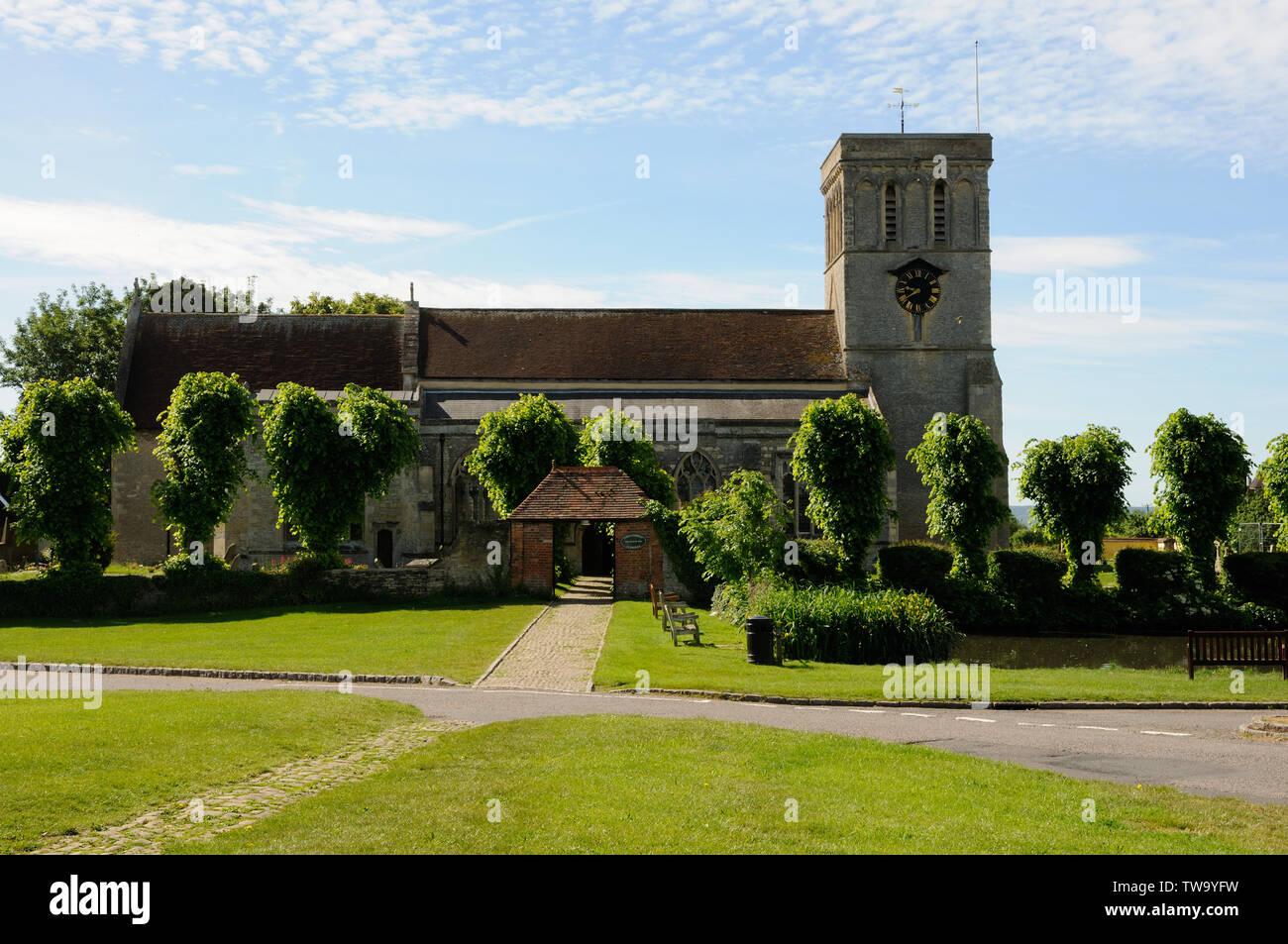The Church of St Mary the Virgin, Haddenham, Buckinghamshire dating ...