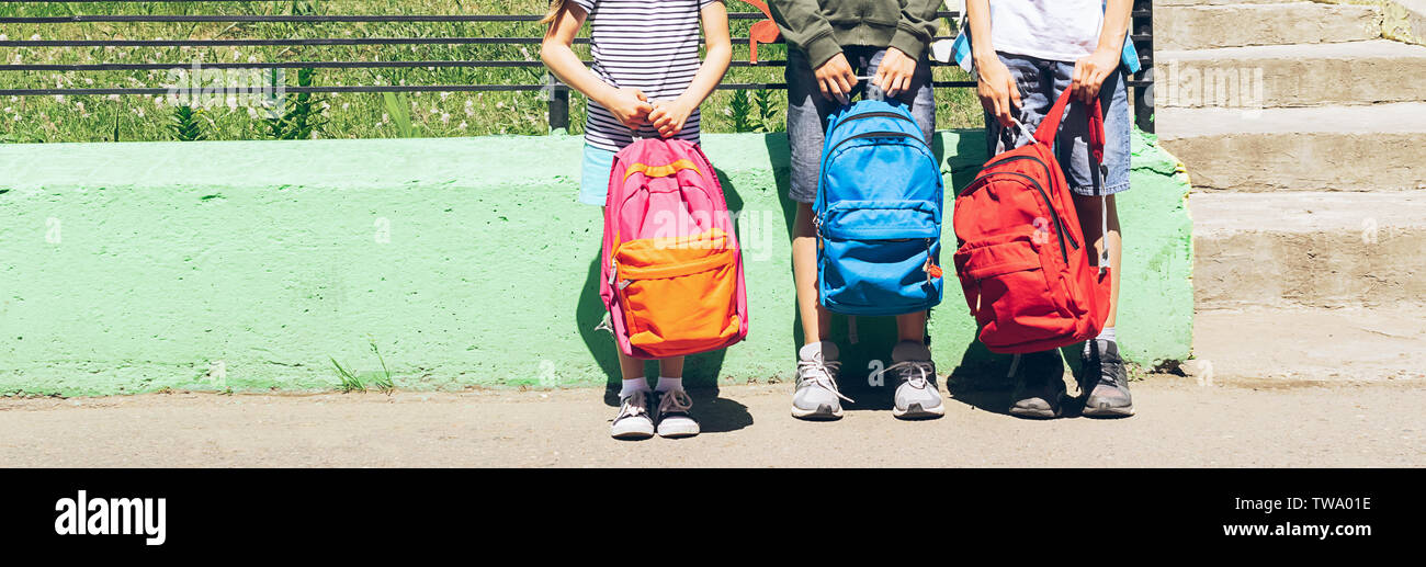 Blue school backpack different hi-res stock photography and images - Alamy
