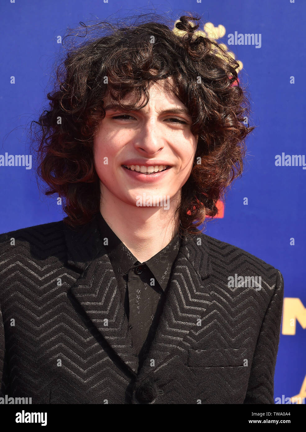SANTA MONICA, CA - JUNE 15: Finn Wolfhard attends the 2019 MTV Movie ...