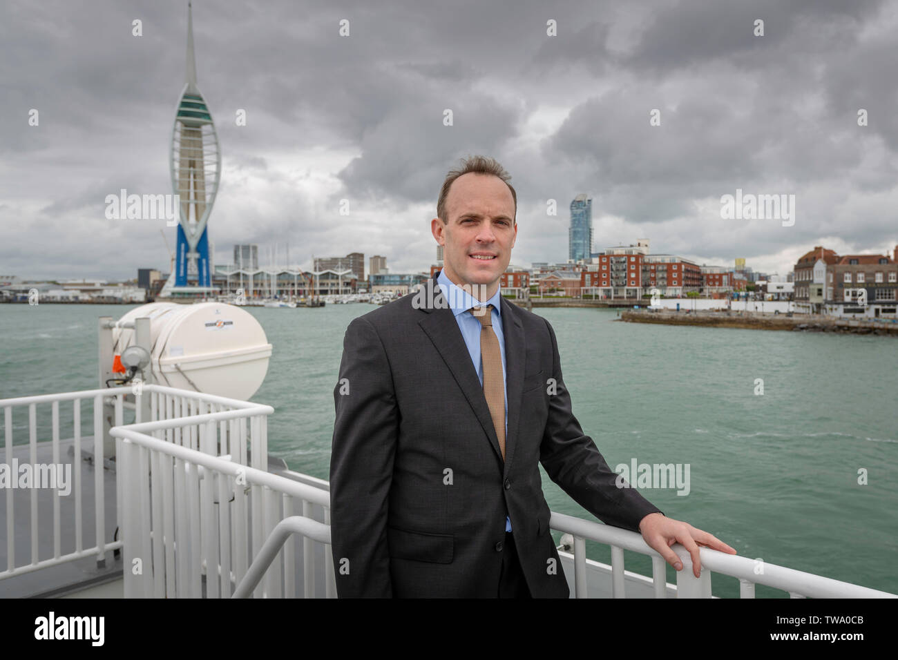 Conservative Party leadership candidate Dominic Raab MP pictured at the ...