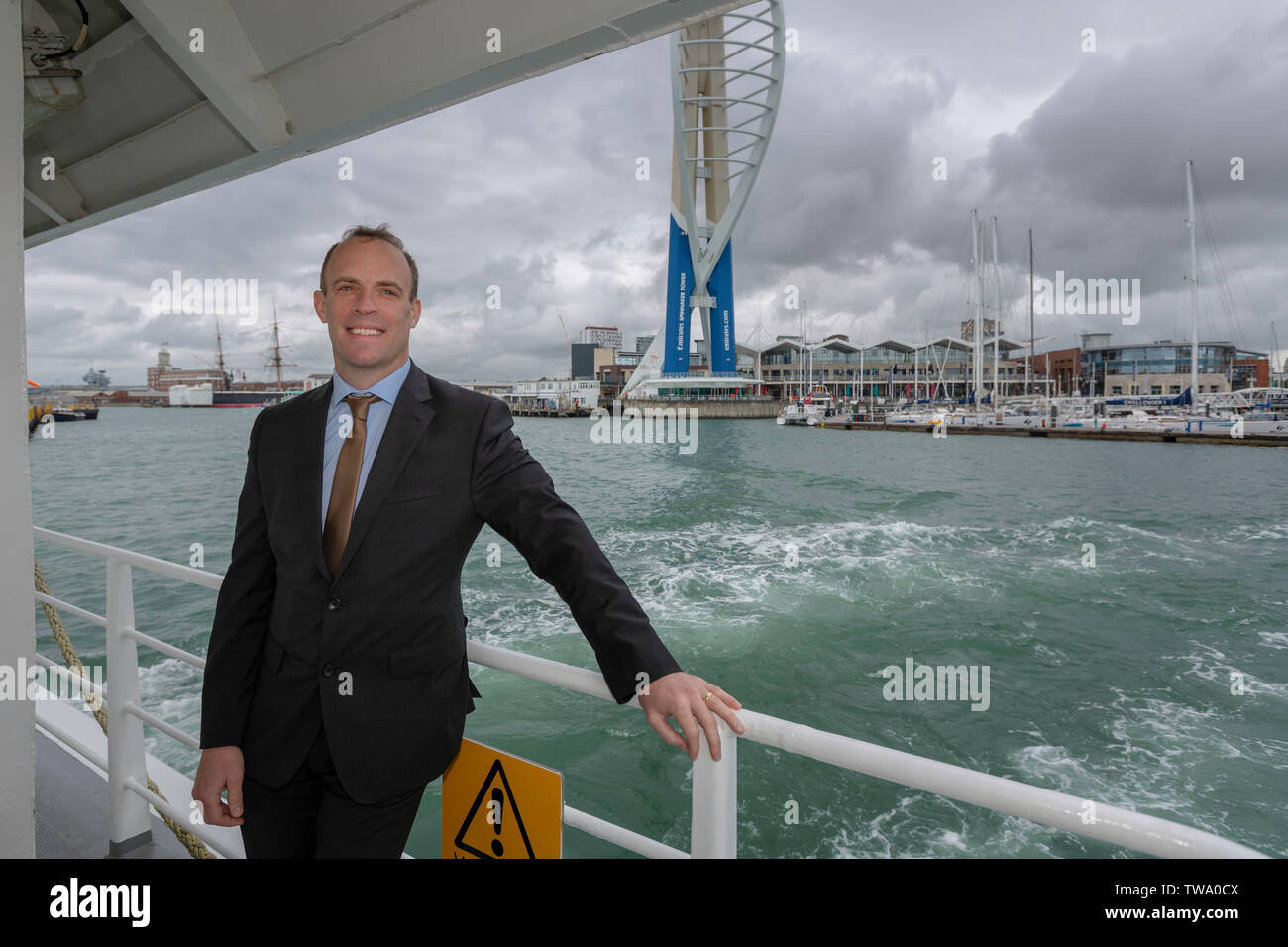 Conservative Party leadership candidate Dominic Raab MP pictured at the ...