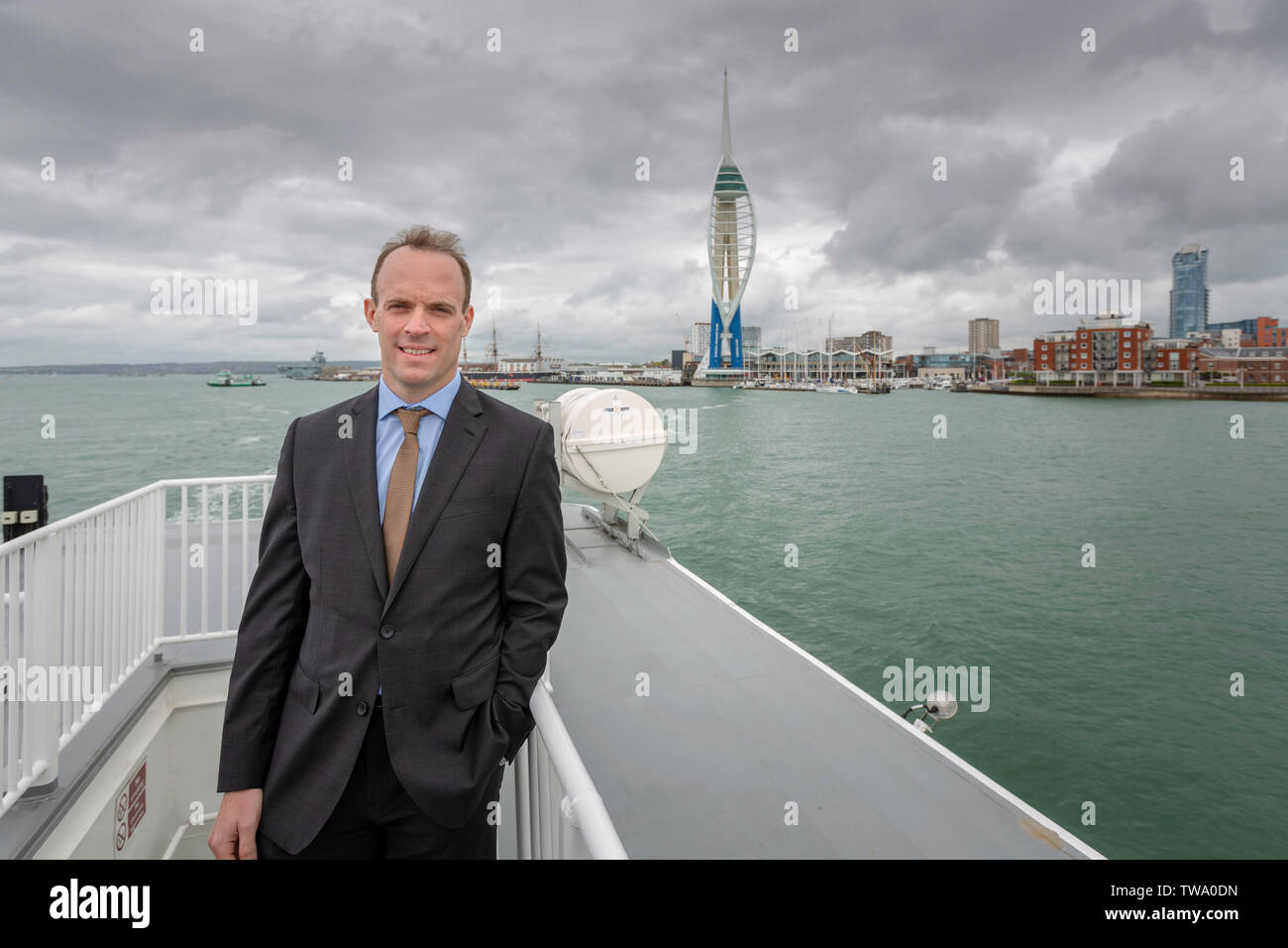 Conservative Party leadership candidate Dominic Raab MP pictured at the ...