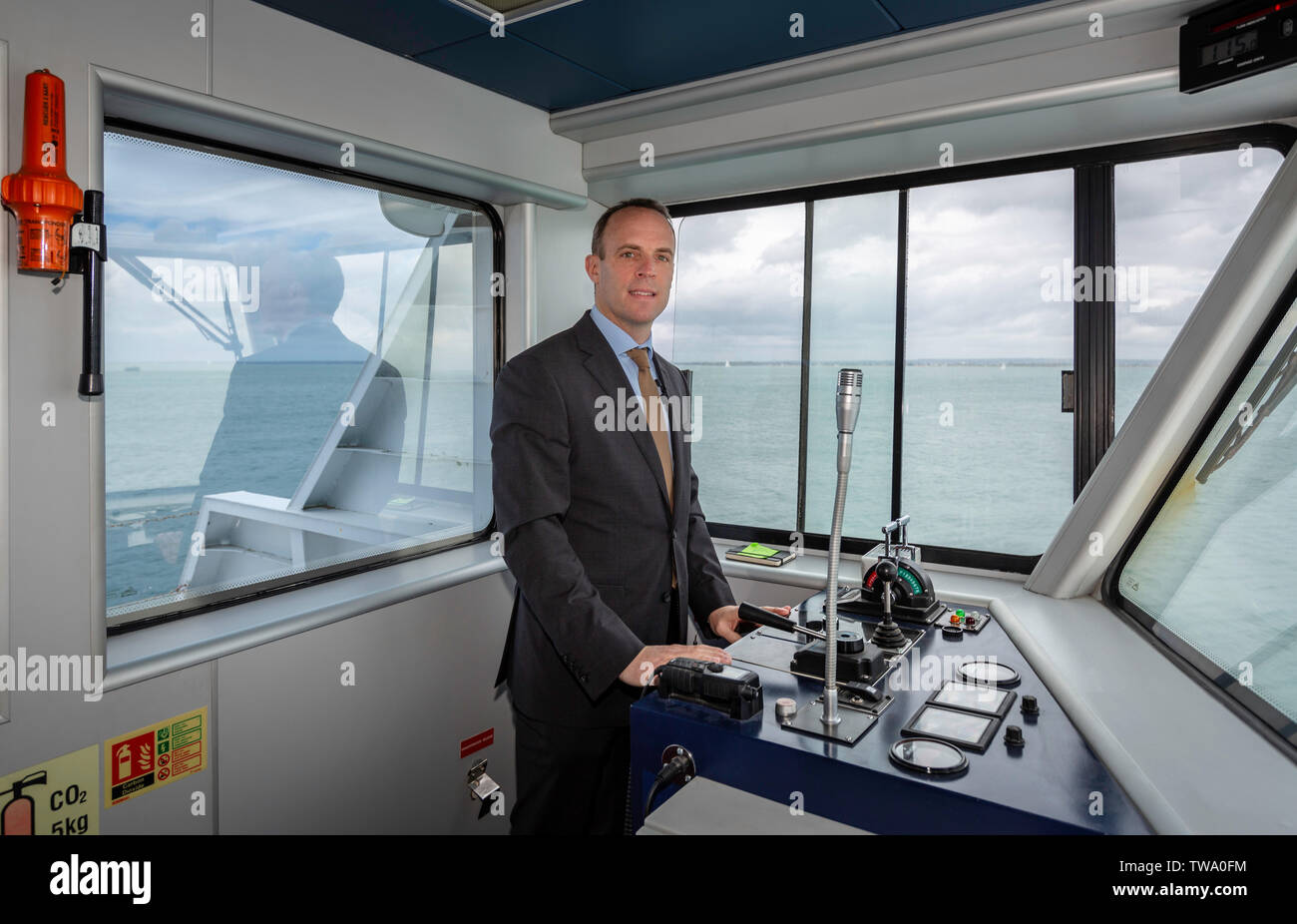 Conservative Party leadership candidate Dominic Raab MP pictured at the ...