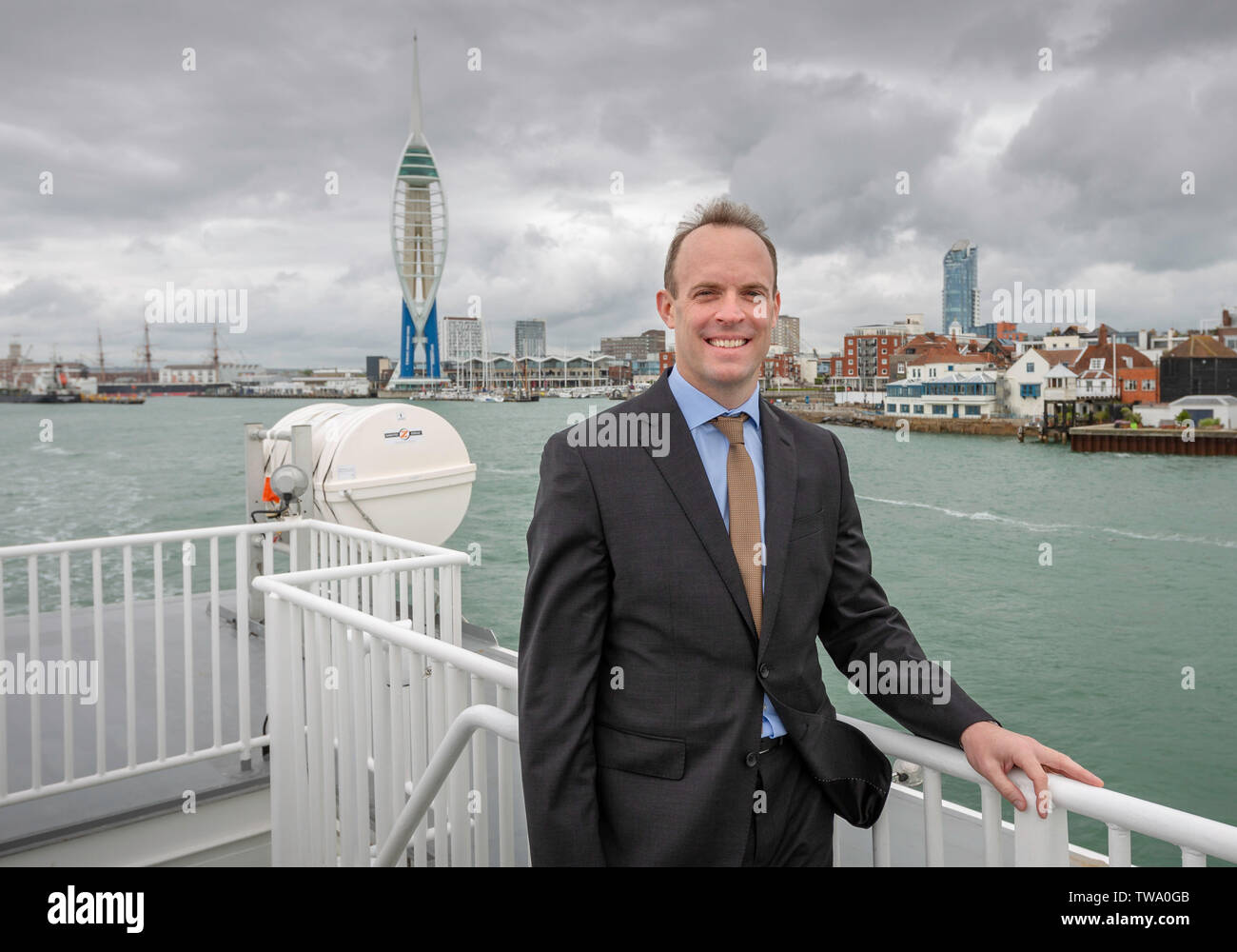 Conservative Party leadership candidate Dominic Raab MP pictured at the ...