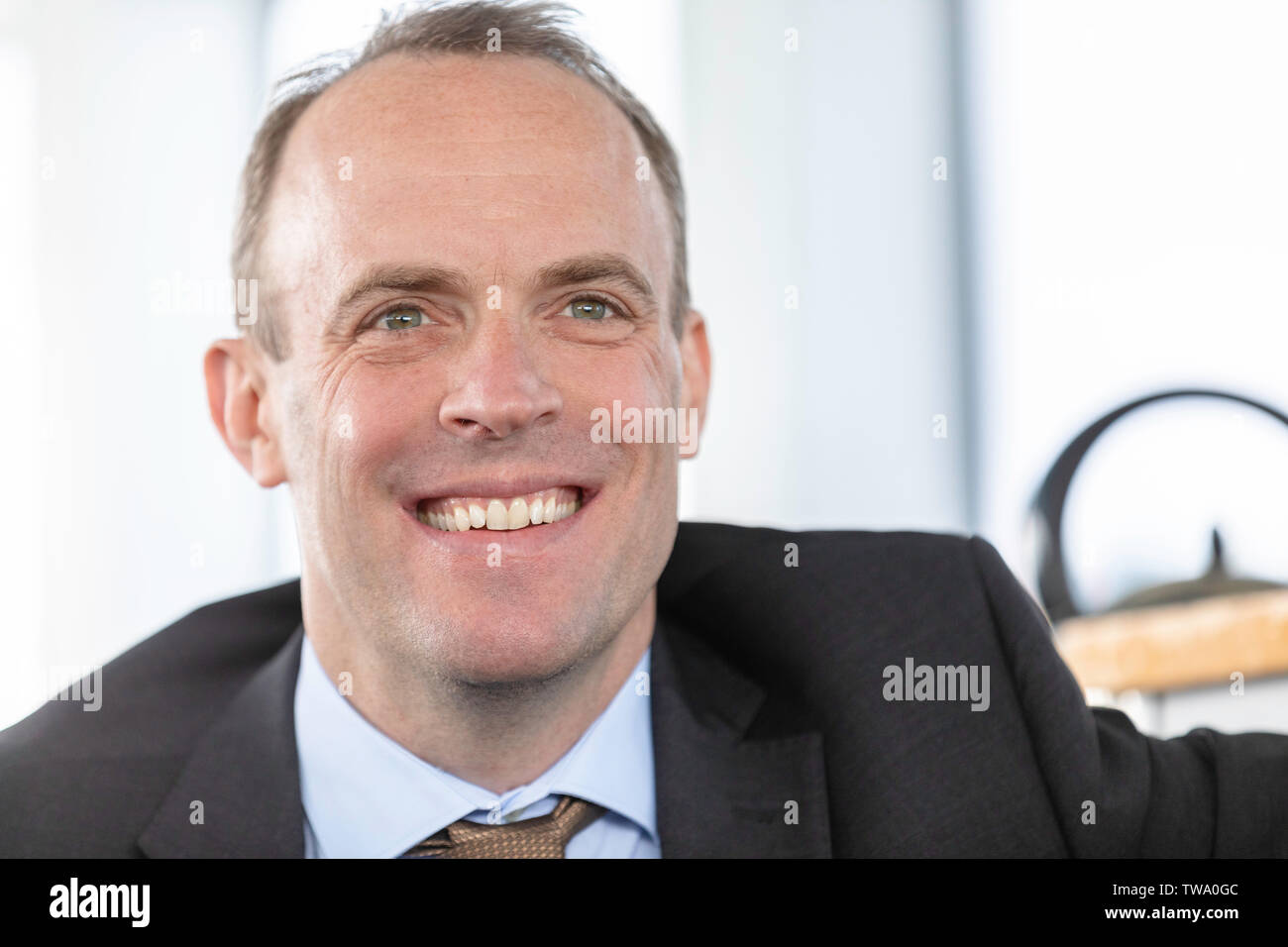 Conservative Party leadership candidate Dominic Raab MP pictured at the ...
