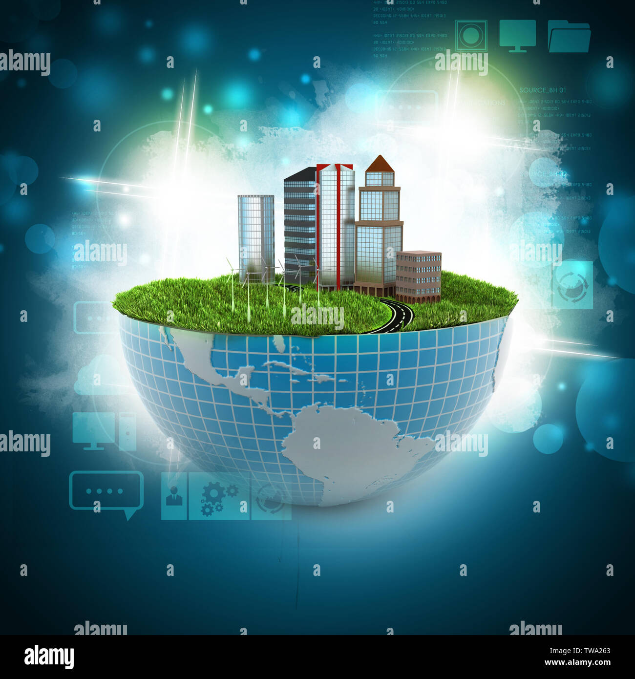 3d ecology hi-res stock photography and images - Alamy