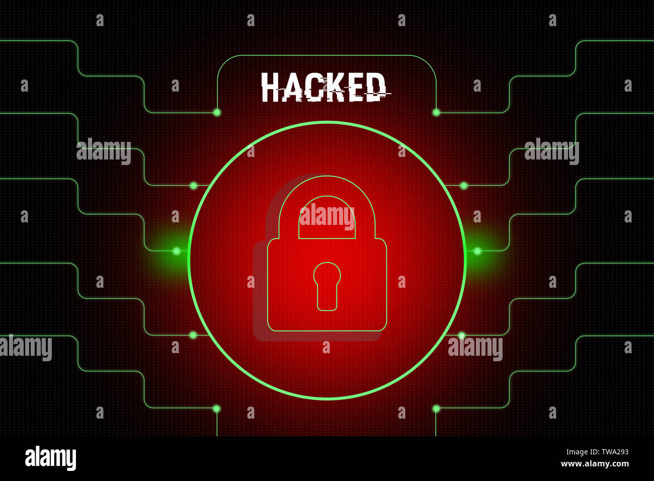 Cyber security background stock photo, Cybercrime concept Stock Photo ...