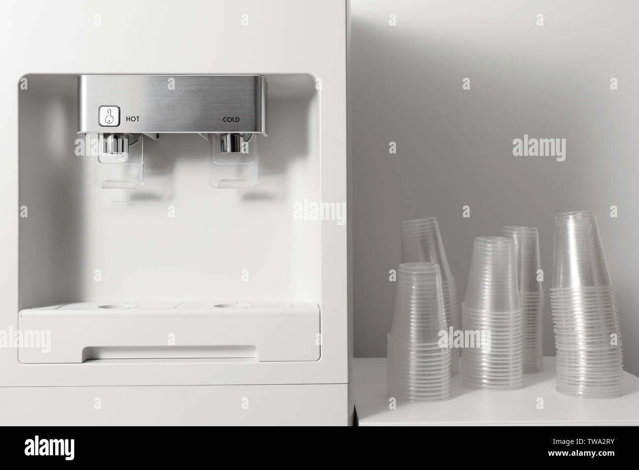 Office water cooler indoors Stock Photo - Alamy