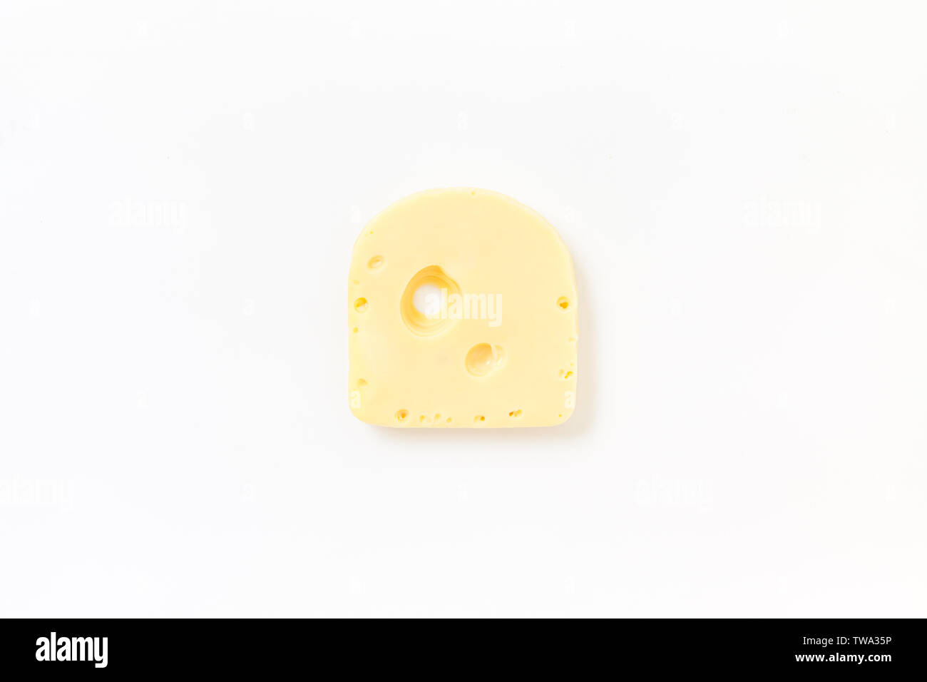 Cheese piece in Creative conceptual top view flat lay composition with ...