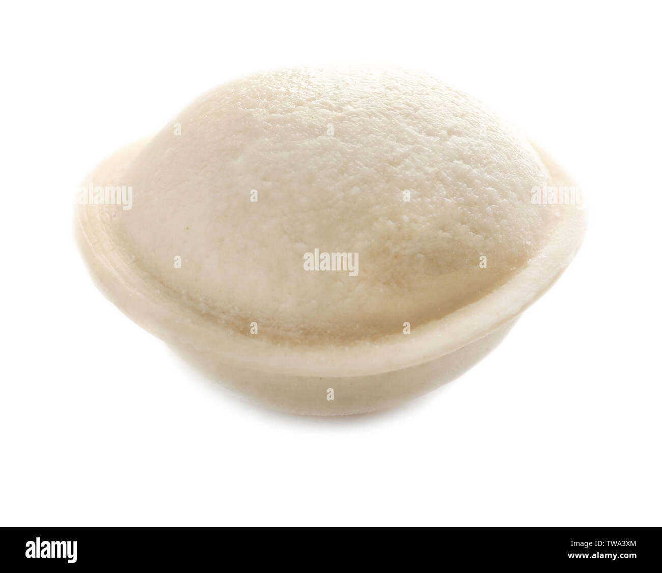 Raw dumpling on white background Stock Photo - Alamy