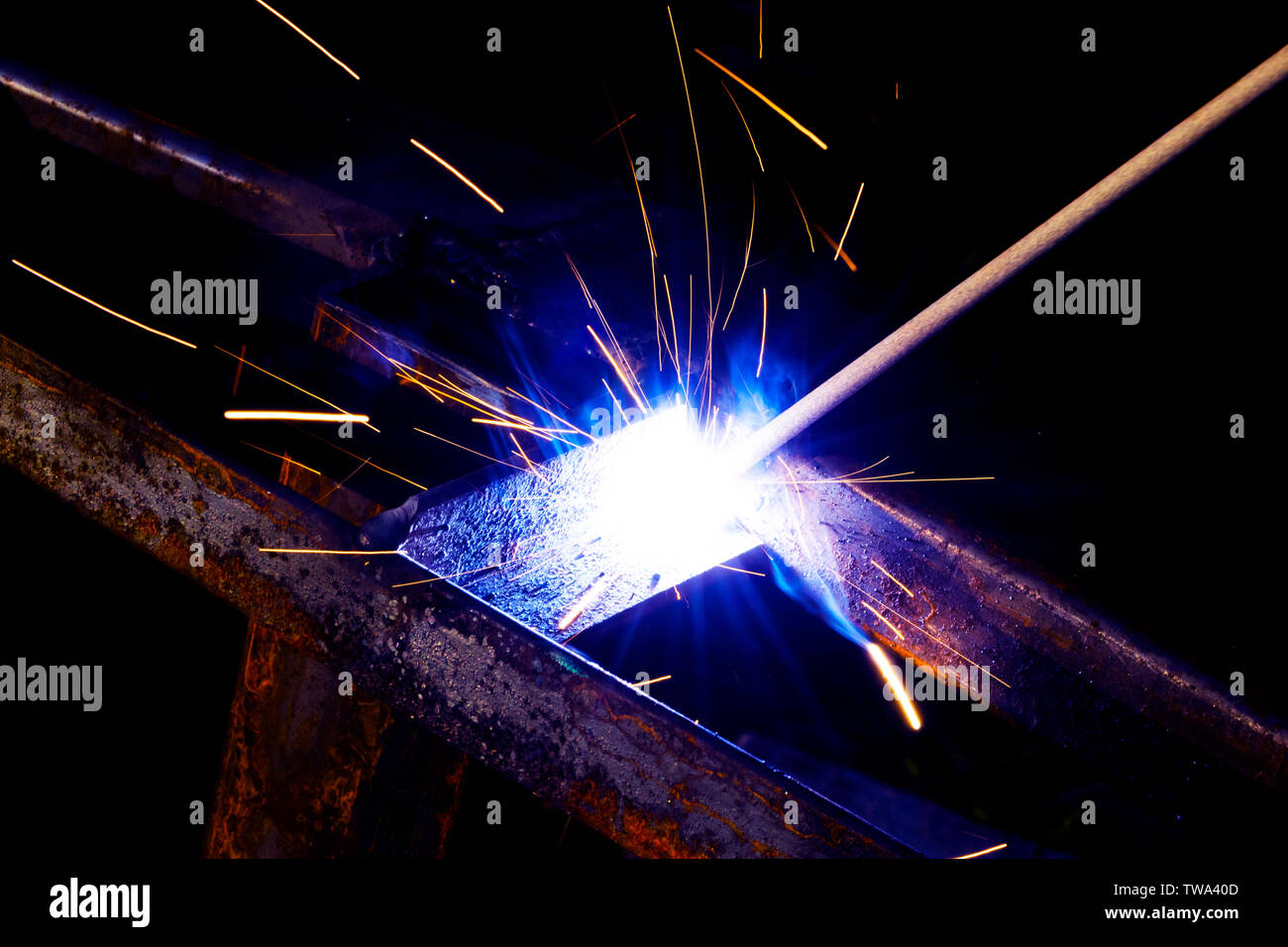 Welded steel stairs hi-res stock photography and images - Alamy