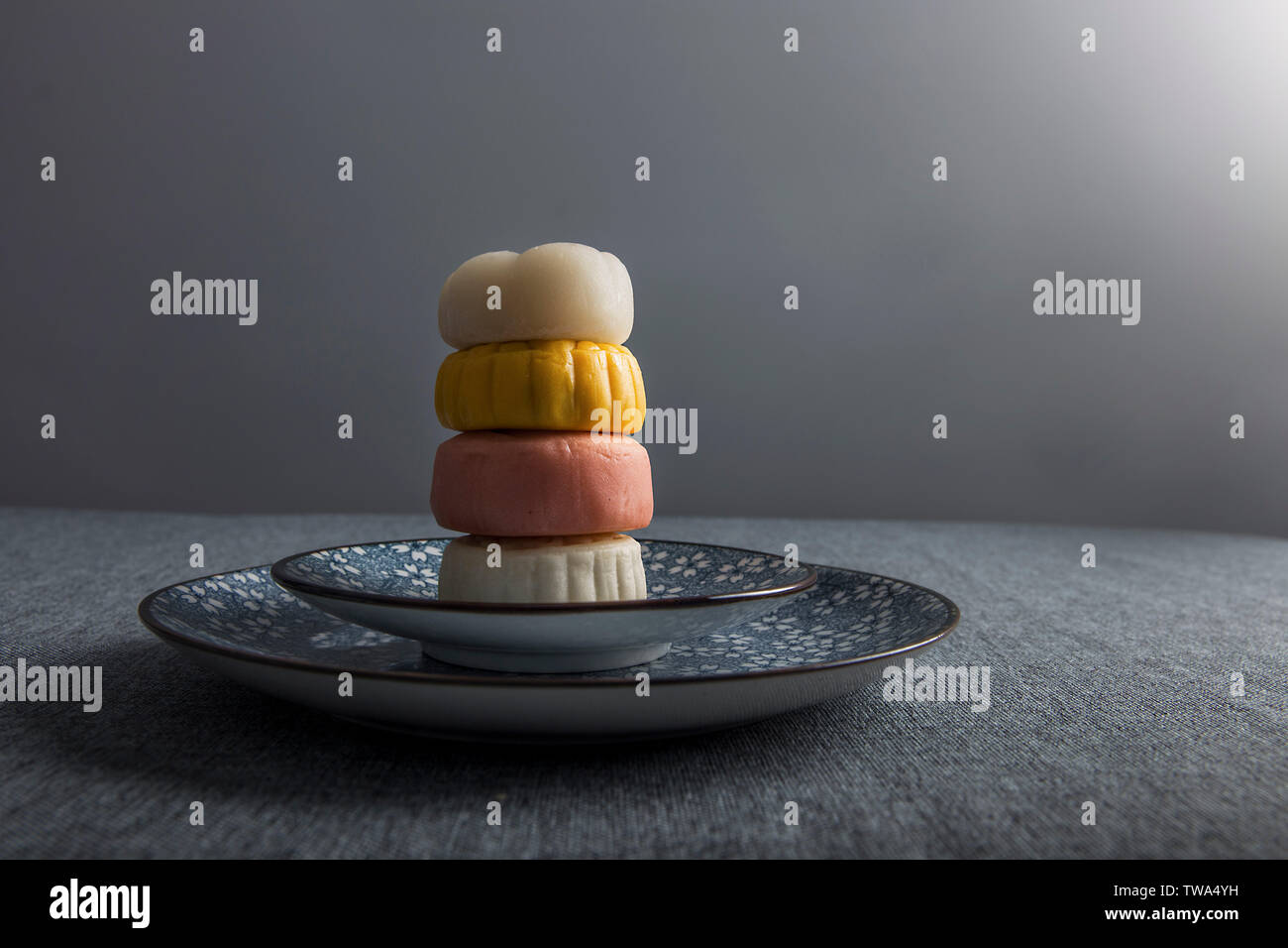 New color mooncakes Stock Photo - Alamy
