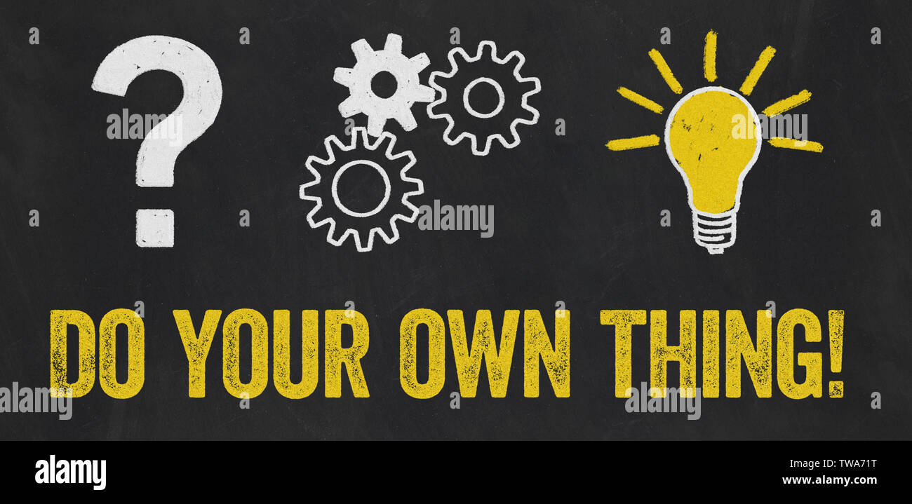 Question Mark, Gears, Light Bulb Concept - Do your own thing Stock ...