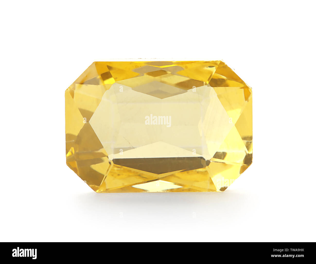Precious stone for jewellery on white background Stock Photo - Alamy