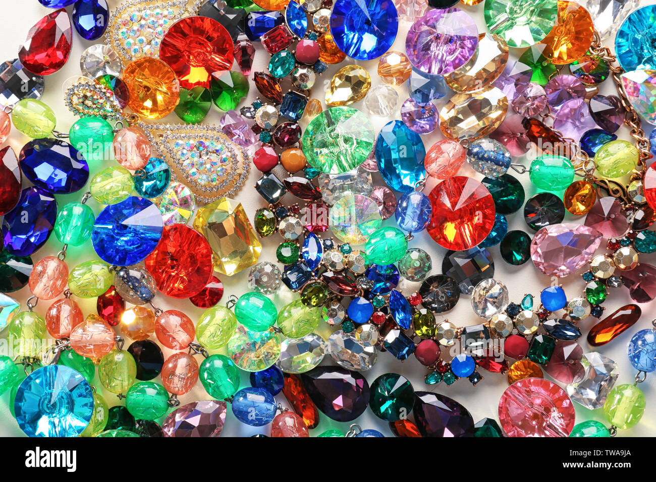 Top view many colorful stones hi-res stock photography and images - Alamy