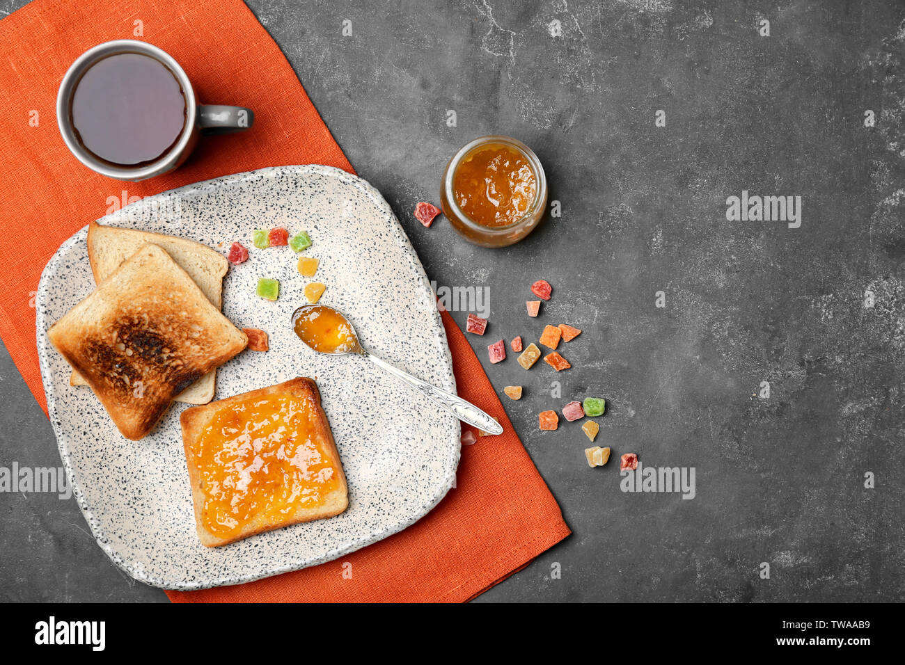 Burnt toasted bread tea hi-res stock photography and images - Alamy