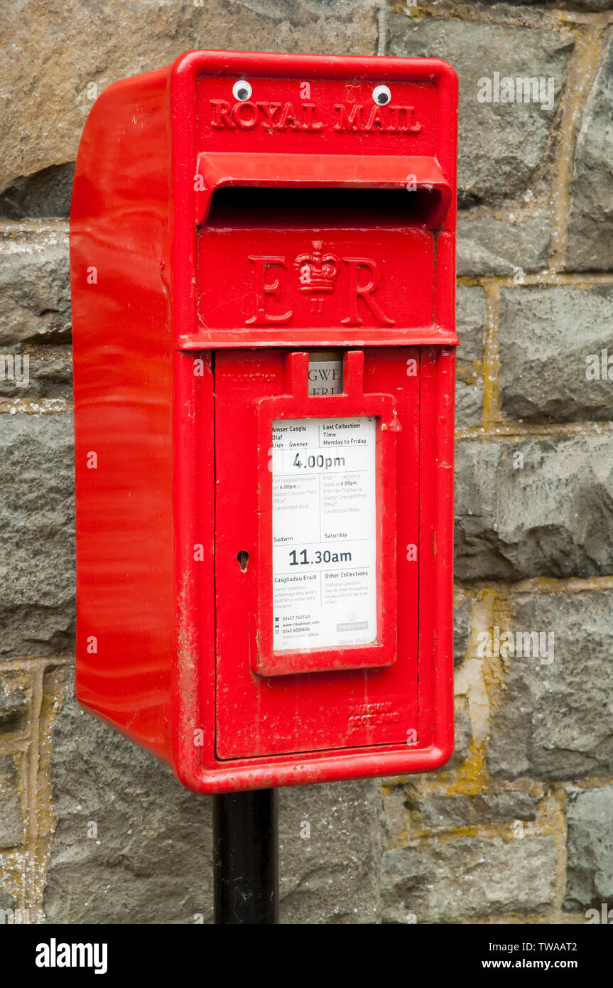A British red letter box Stock Photo - Alamy