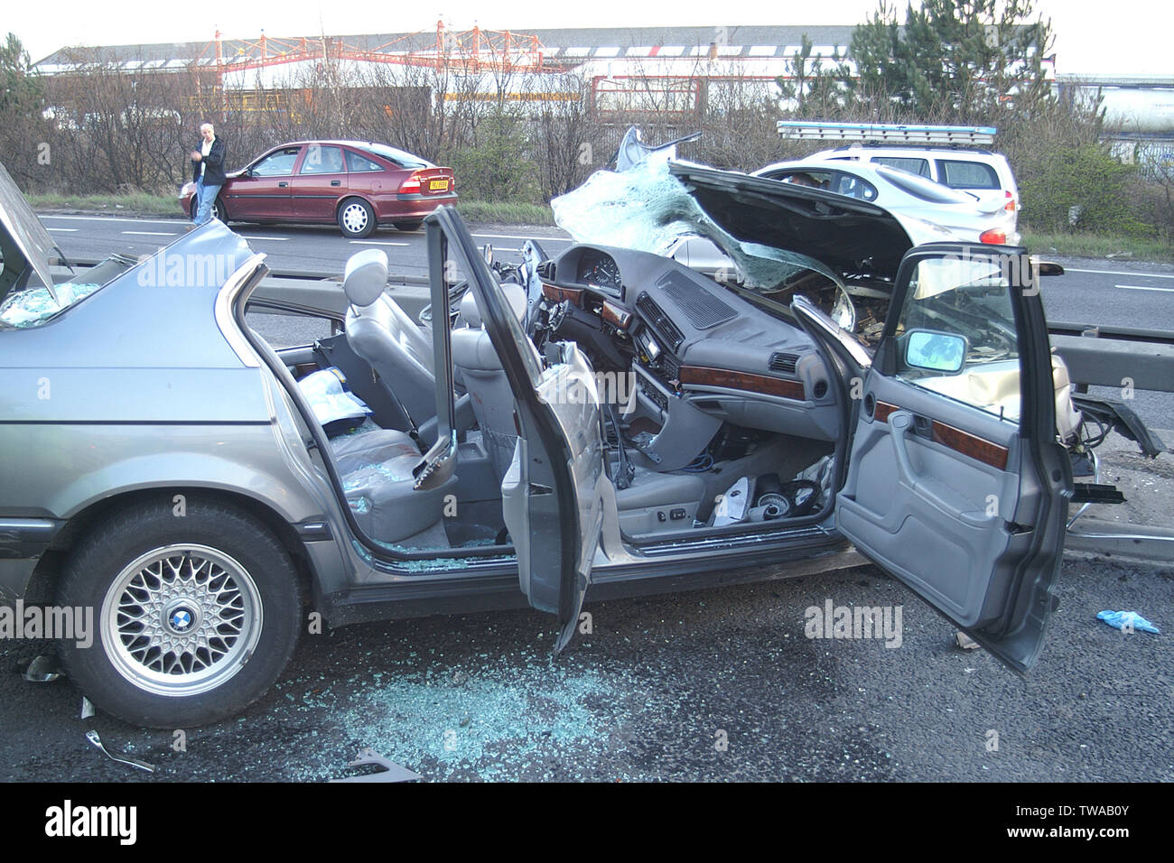 Collision investigation vehicle hi-res stock photography and images - Alamy