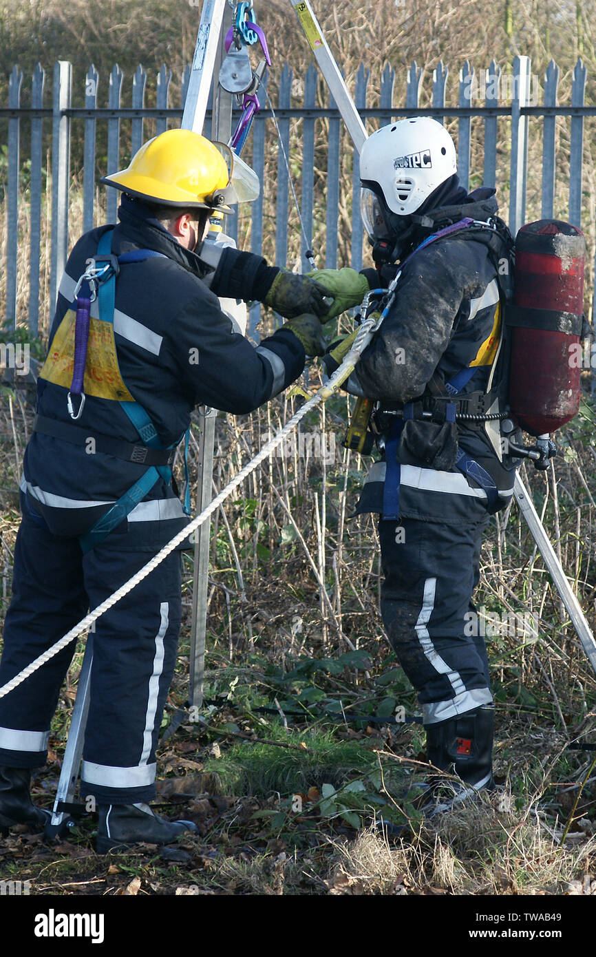 Urban Search and Rescue, underground rescue Stock Photo - Alamy