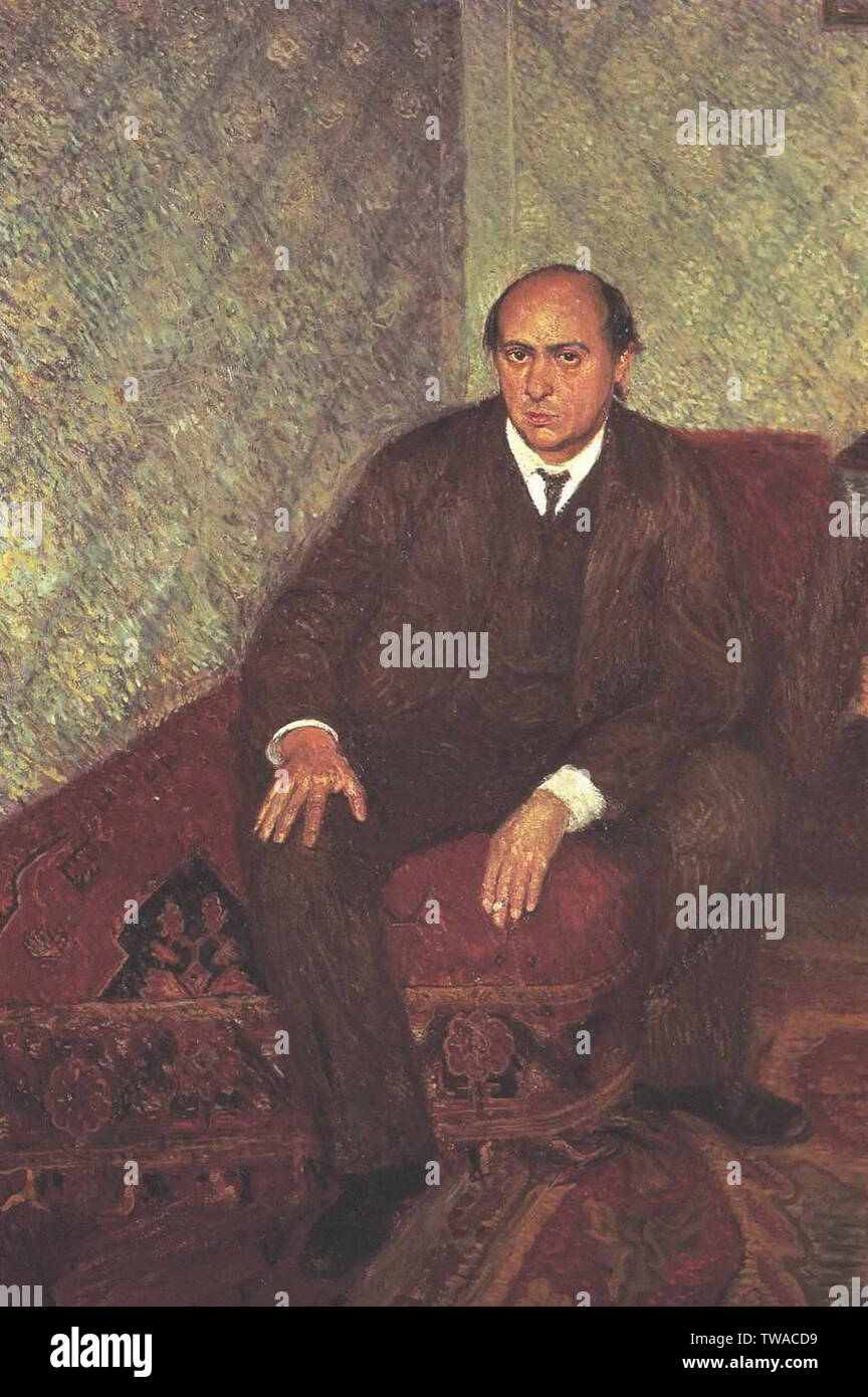Richard Gerstl - Portrait Arnold Schonberg 1906 Stock Photo - Alamy
