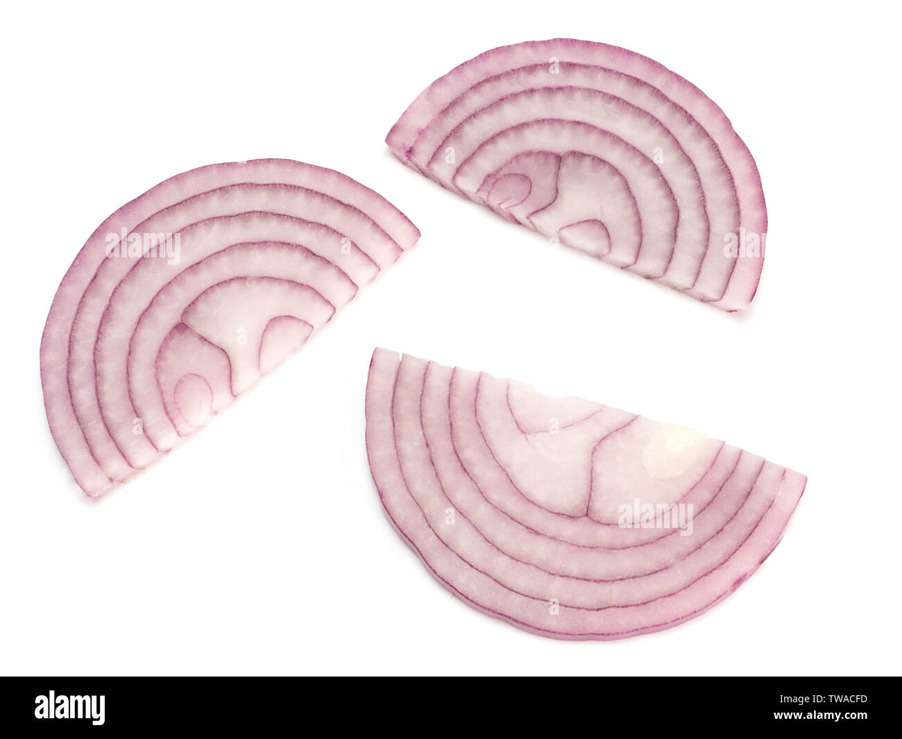 Chopped red onion on white background Stock Photo - Alamy