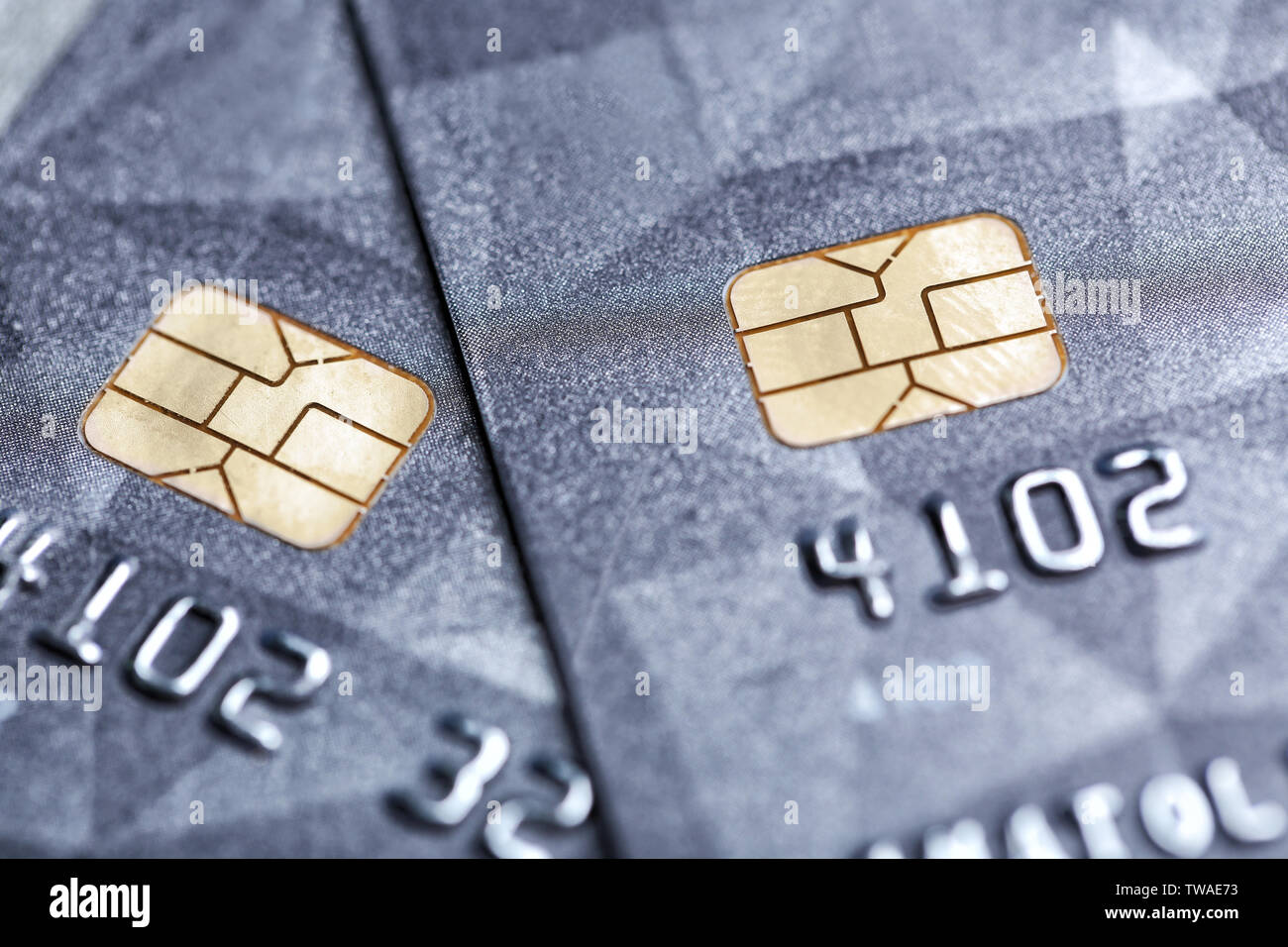 Plastic credit cards chips hi-res stock photography and images - Alamy