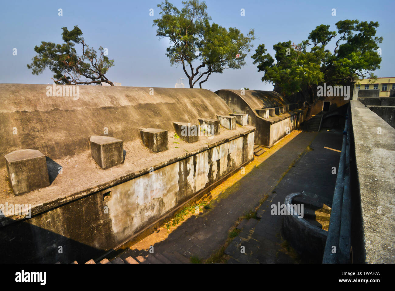 Sewri fort, Sewree, Mumbai, Maharashtra, India Stock Photo - Alamy