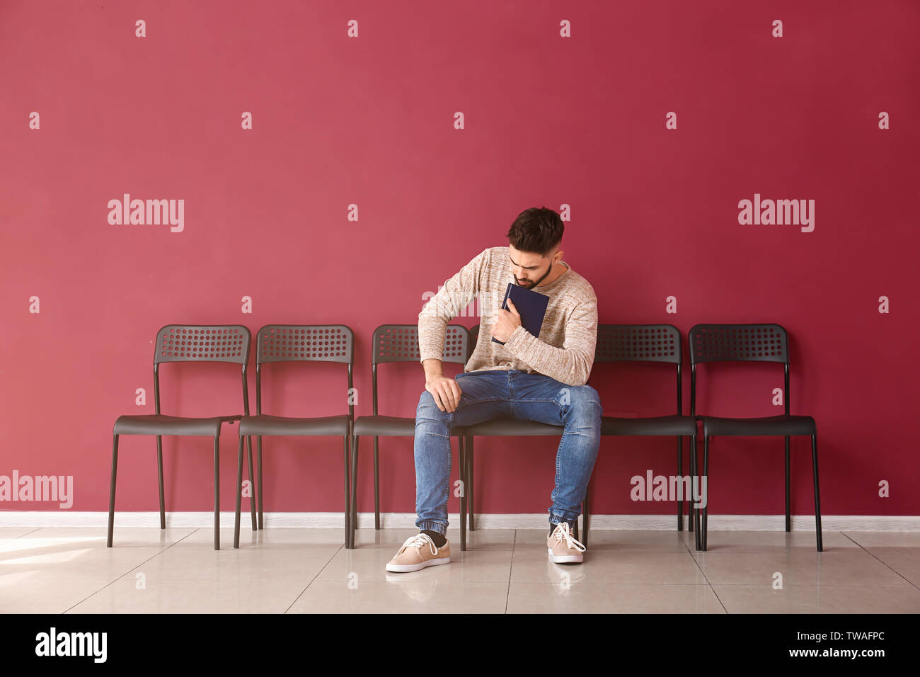 Employee interview nervous future hi-res stock photography and images ...