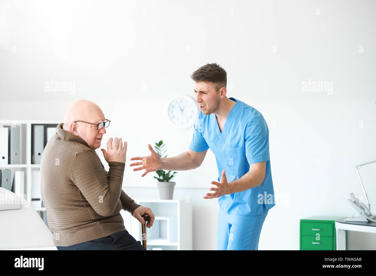 Mistreating senior hi-res stock photography and images - Alamy