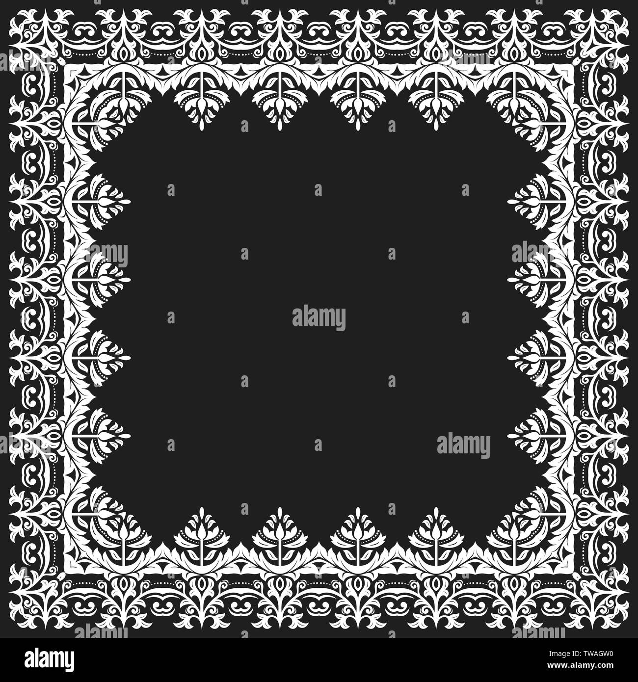 Floral Fine Frame Stock Photo - Alamy