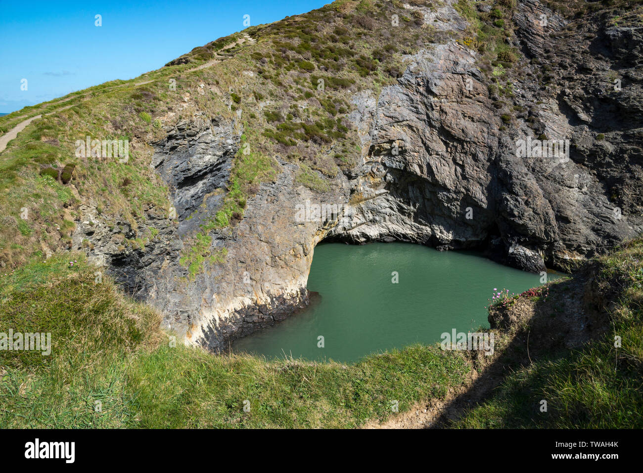 Witches cauldron pembrokeshire hi-res stock photography and images - Alamy