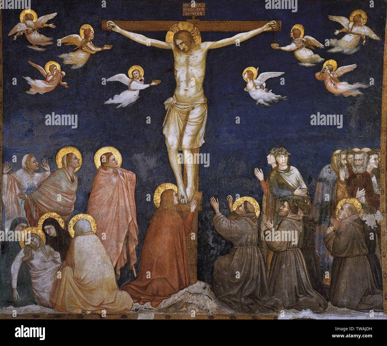 Giotto di Bondone - Crucifixion 2 C 1320 Stock Photo - Alamy