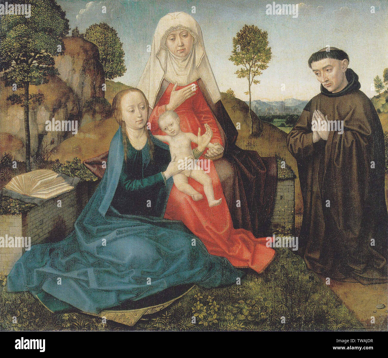 The virgin and child with st anne hi-res stock photography and images - Alamy
